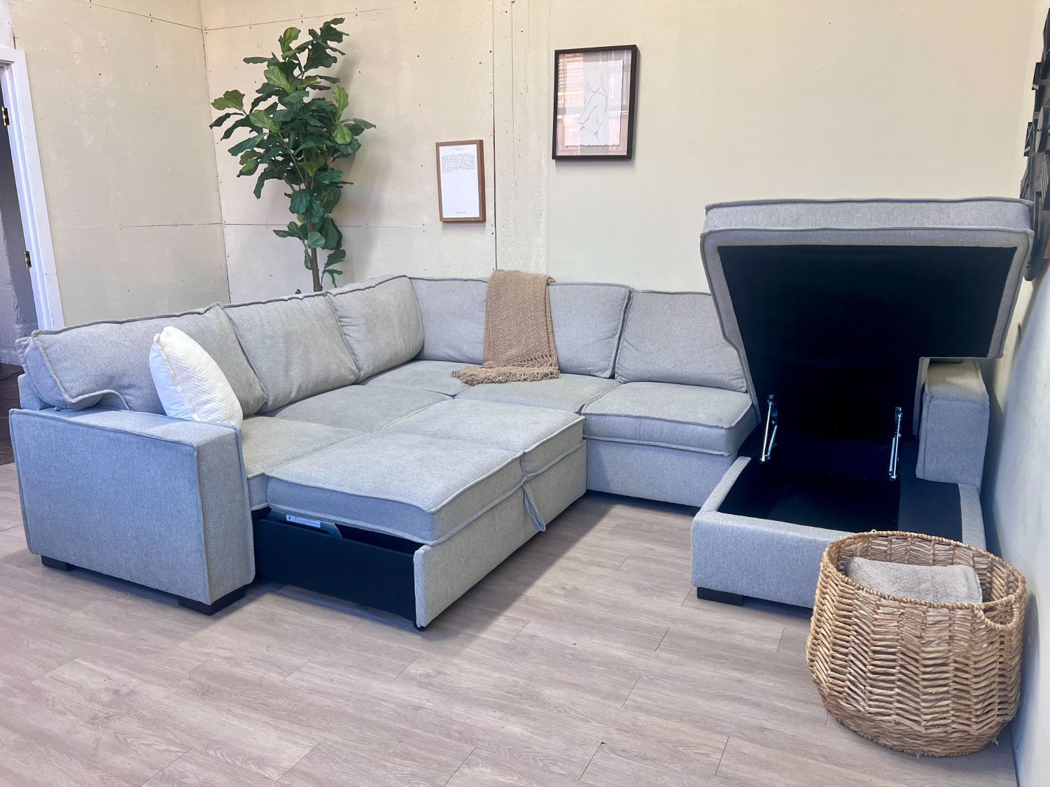 Bobs sectional sleeper store